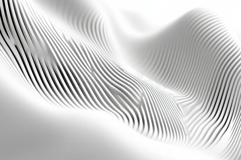 Elegant Pattern of Fine Parallel Lines Creating a Three-dimensional ...