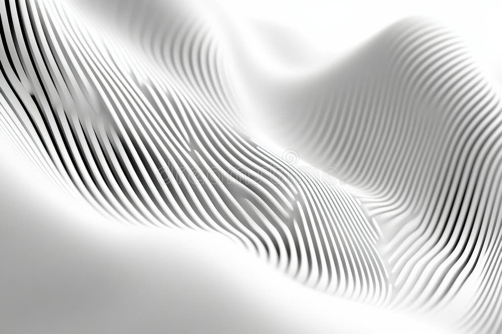 Elegant Pattern of Fine Parallel Lines Creating a Three-dimensional ...