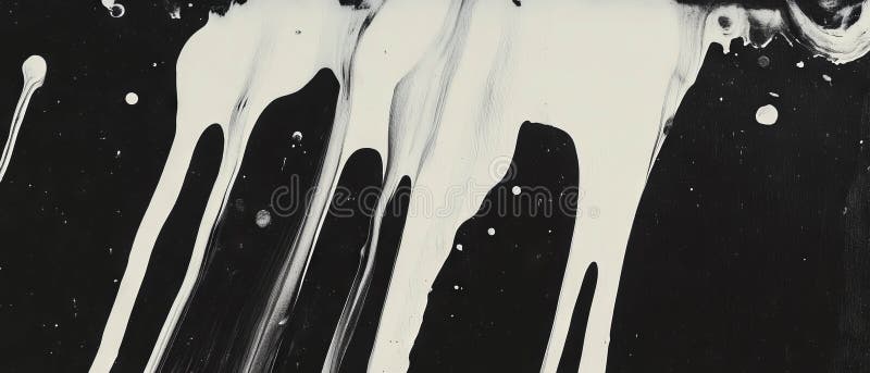 Elegant Patterns of Dripping Ink Create Dynamic Textures on a Dark ...
