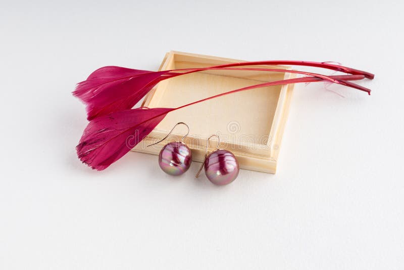 Elegant Pearl Jewelry Presented for Display or Showcase Stock Photo ...