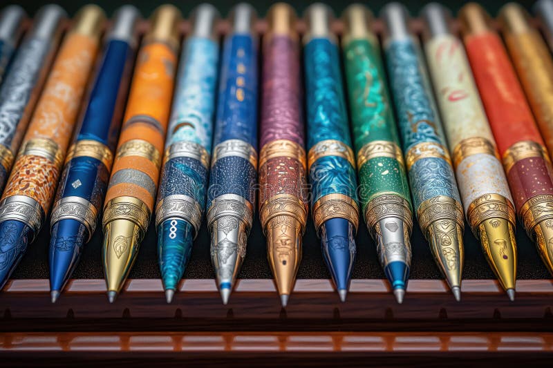An Elegant Pen Background Featuring Writing Instruments, Ideal for ...