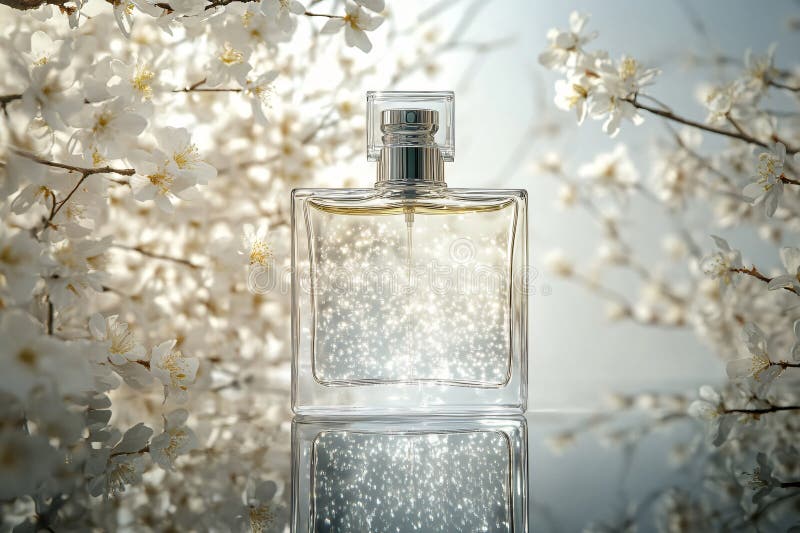 Elegant Perfume Bottle with Sparkling Liquid and High Quality Image ...