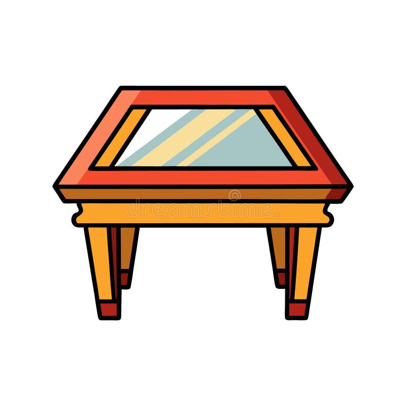 Elegant Picture Frame Table Design Stock Illustration - Illustration of ...