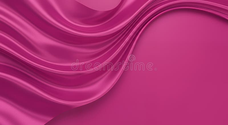 Elegant Pink Fabric Drapery with Soft Waves and Smooth Texture Stock ...