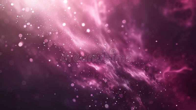 Elegant Pink Galaxy Sparkles: Abstract Cosmic Background Stock ...