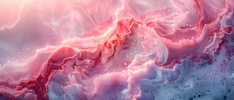 Elegant Pink Waves Marble Texture for Chic Design Elements. Concept ...