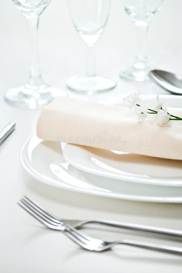 Place setting stock photo. Image of utensil, formal, romance - 7719826