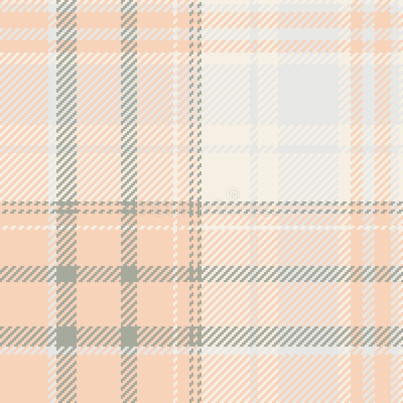 Elegant Plaid Pattern in Soft Peach and Gray Tones. Versatile for ...
