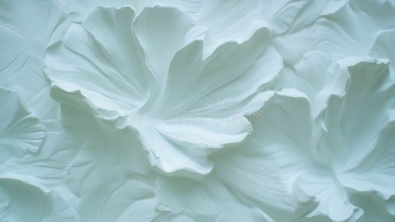 Elegant Plaster Wall Texture with Floral Pattern for Interior Design ...