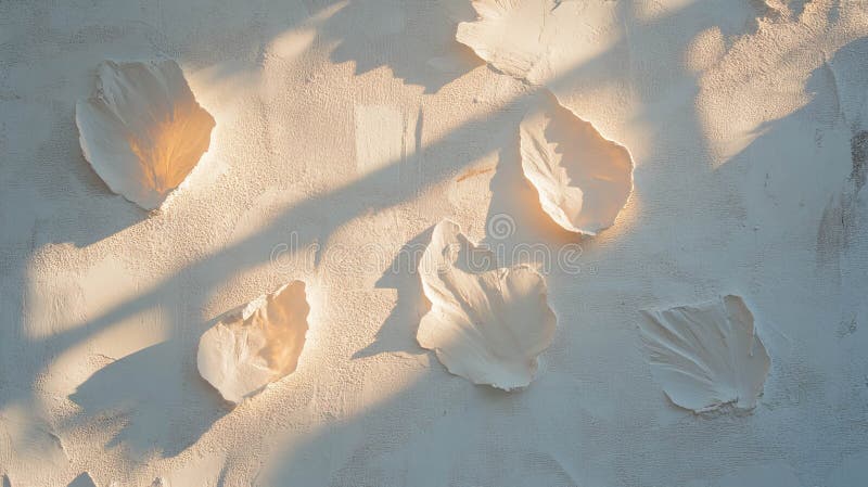 Elegant Plaster Wall Texture with Raised Floral Patterns Stock ...