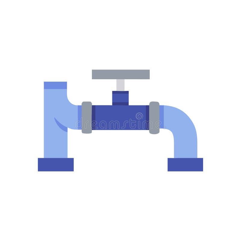 Elegant Plumbing Pipe Icon Design Stock Vector - Illustration of pipe ...