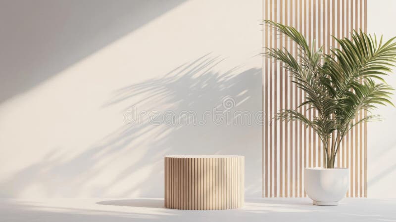 Elegant Presentation with Plant and Minimalist Design Featuring Simple ...