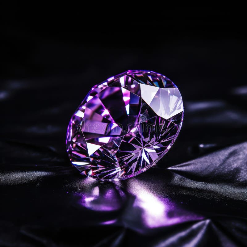 This Elegant Purple Amethyst Gemstone Features a Stunning Teardrop Cut ...