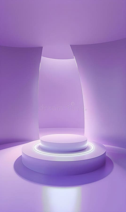 Elegant Purple Light and Shadow Background Concept Generative AI Stock ...