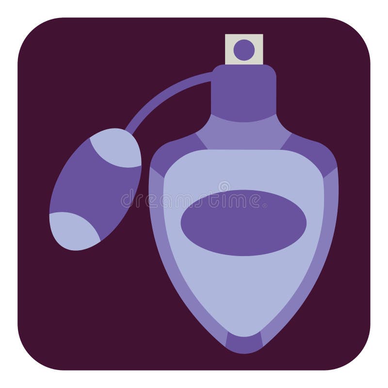 Elegant Purple Perfume, Icon Stock Vector - Illustration of pink, white ...