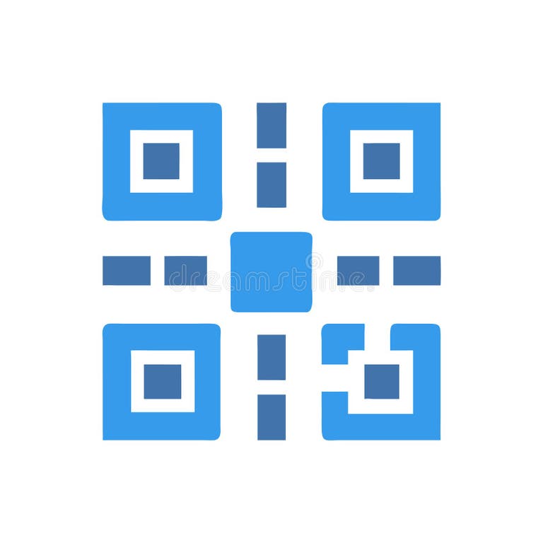 Elegant QR Code for Stylish Designs Stock Vector - Illustration of ...