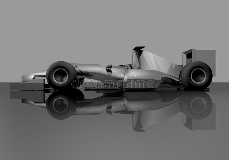 Elegant racing car stock illustration. Illustration of automobile ...