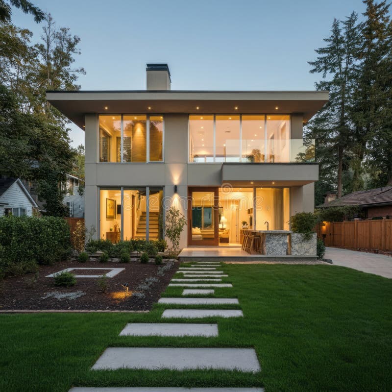 Elegant Real Estate Logo Architecture and Nature Elements Stock Vector ...