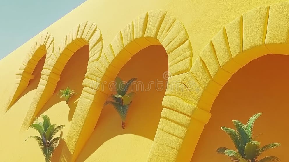 An Elegant Rectangular Mirror, Adorned with an Arched Top and Brass ...