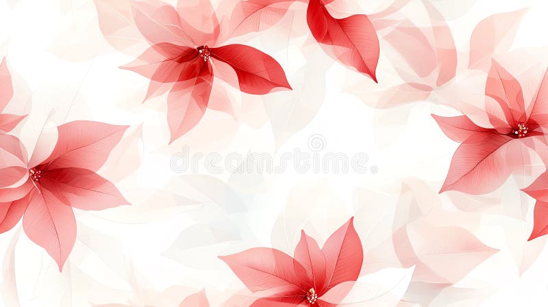Elegant Red Floral Design with Soft Petals on a Light Background ...