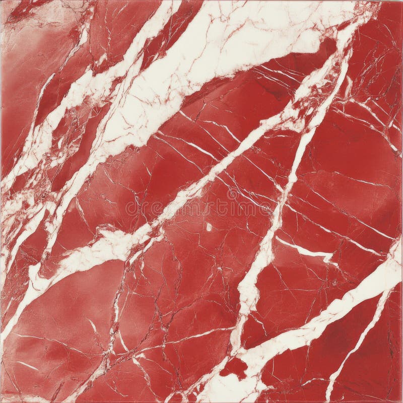 Elegant Red Marble Texture with Bold White Veins for Interior Design ...