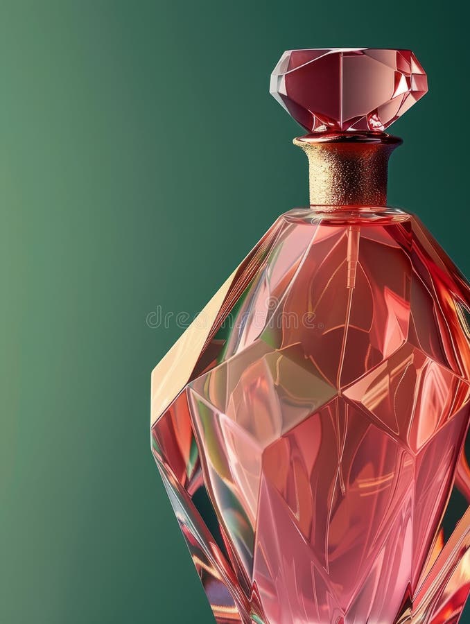 Red perfume bottle stock photo. Image of isolated, bottle - 19179664