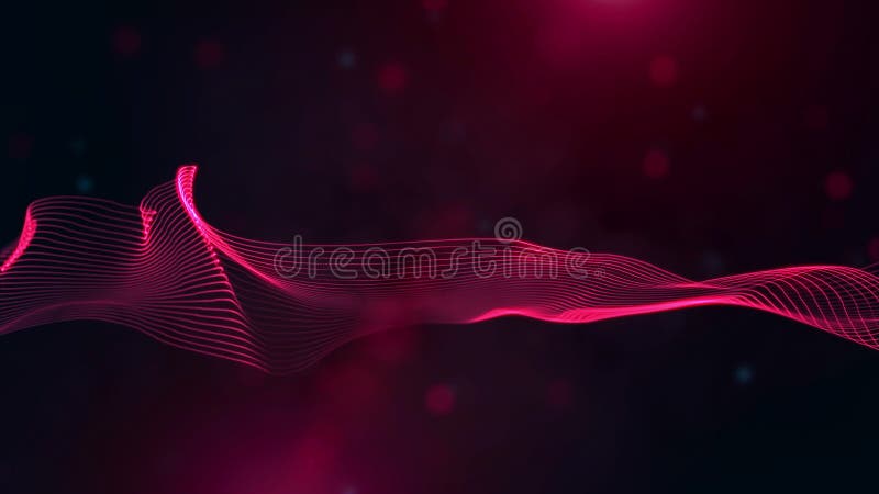 Elegant Red Shiny Flowing Turbulence Wavy Lines with Lens Flares, and ... Elegant Red Shiny Flowing Turbulence Wavy Lines with Lens Flares, and ...