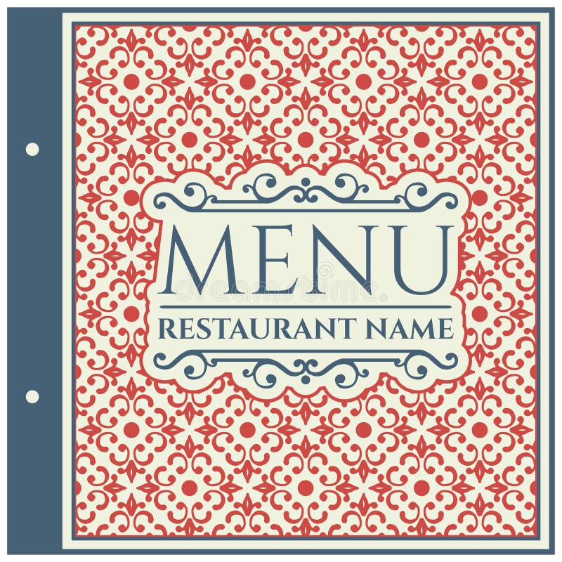 Elegant Restaurant Menu Design. Vector Stock Vector - Illustration of ...