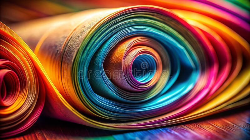 Elegant Rolled Paper Overlay Design a HighQuality Background for ...