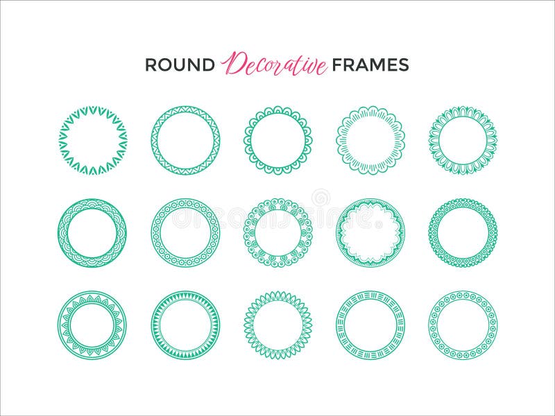 Elegant Decorative Floral Frames Stock Illustrations – 33,467 Elegant ...