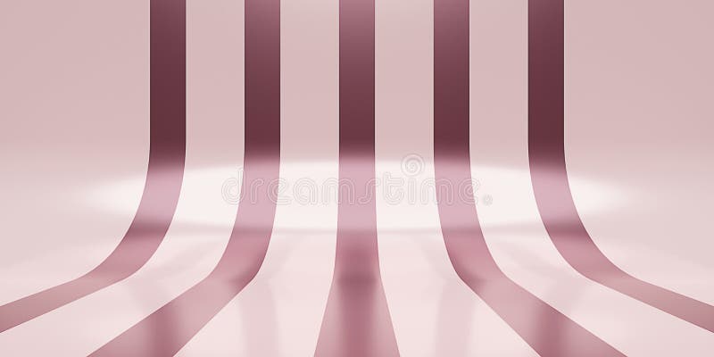 Elegant Scene Background Modern Curves. 3d Illustration Stock ...