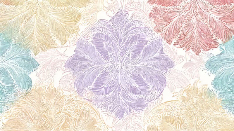 Elegant Scrapbook Pattern Background Stock Illustration - Illustration ...