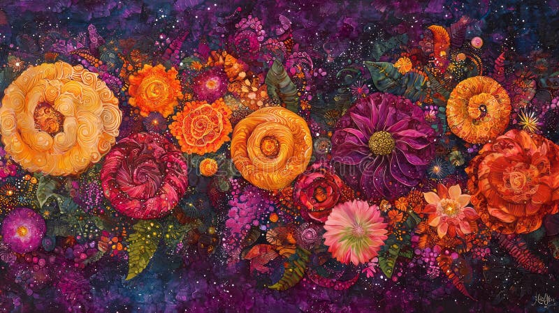 Elegant Scrapbook Pattern Background Stock Illustration - Illustration ...