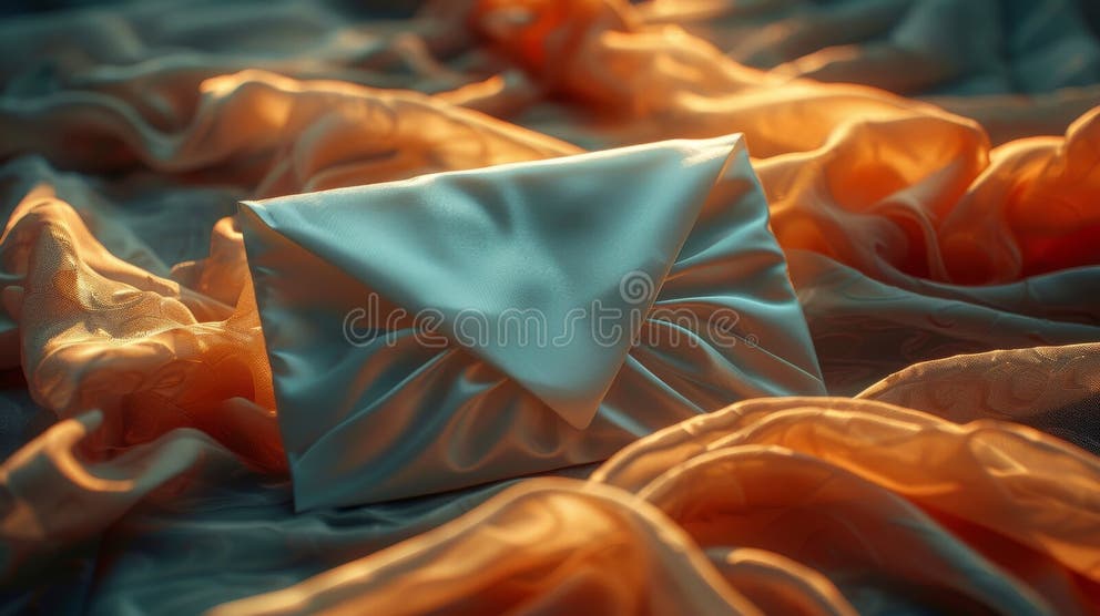 An Elegant Sealed Envelope for Romantic Communication Stock Image ...