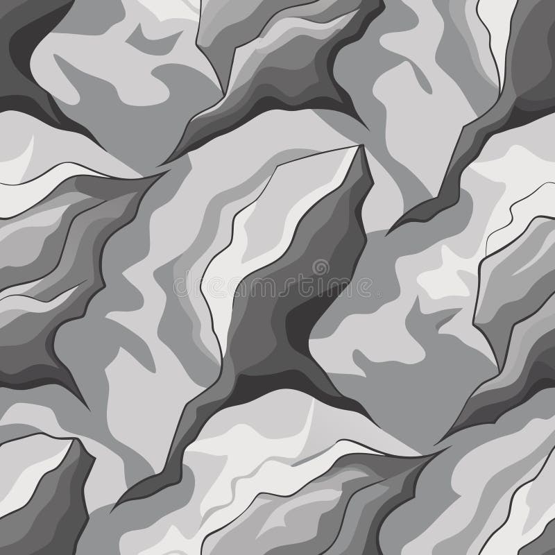 Elegant Seamless Marble Pattern in Gray. Vector Illustration for Premium Background, Wallpaper ...