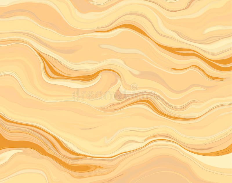 Elegant Seamless Pattern of Golden Waves on a Beige Marble Surface ...