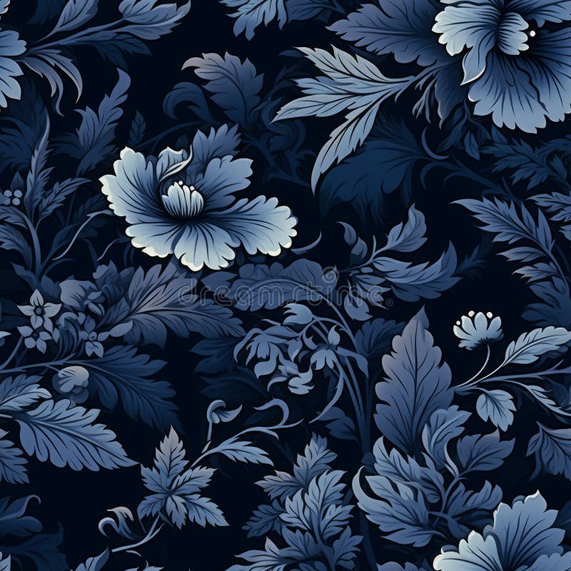 Elegant Seamless Pattern Inspired by Victorian Wallpaper Textures for a ...