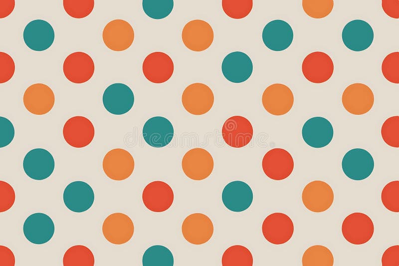 Seamless Polkadot Pattern. Seamless Pattern. Vector Illustration Stock Illustration ...