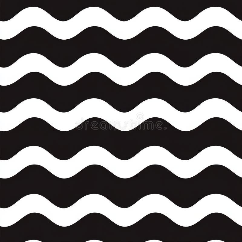 An Elegant, Seamless Texture Featuring Geometric Waves. Endless Waves ...