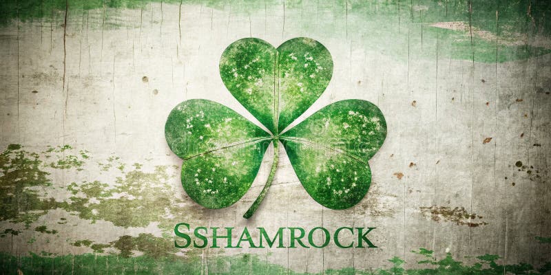 Elegant Shamrock Design Background for Text Projects a Versatile Green ...