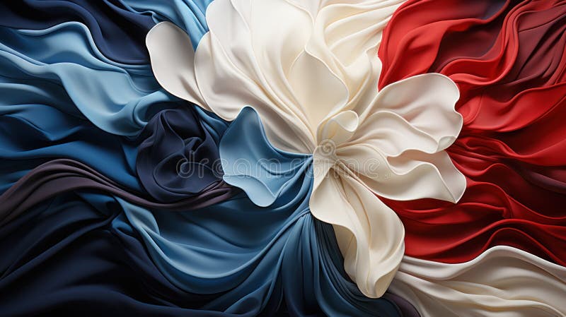 Elegant Shapes in Different Colors of Fabrics Stock Illustration ...