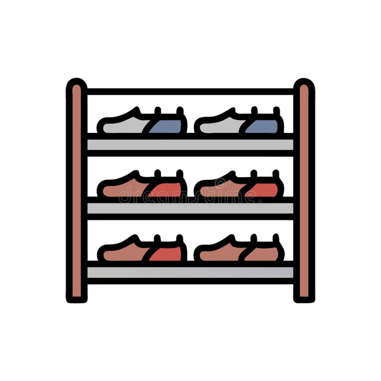 Shoe Rack Stock Illustrations – 2,613 Shoe Rack Stock Illustrations ...