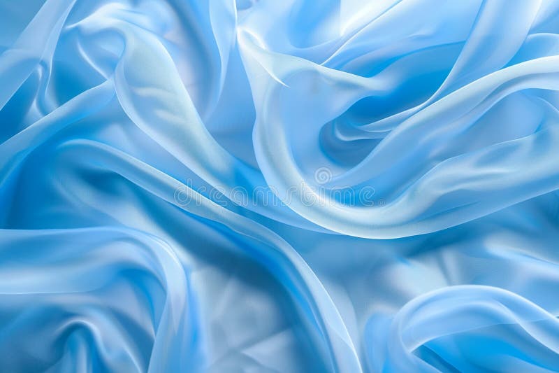 Elegant Silk Blue Fabric Texture Abstract, Silky Waves. Smooth Textile ...