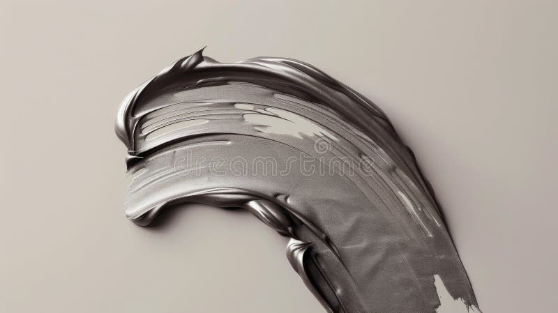 Elegant Silver Brush Stroke Texture Stock Photo - Image of ...