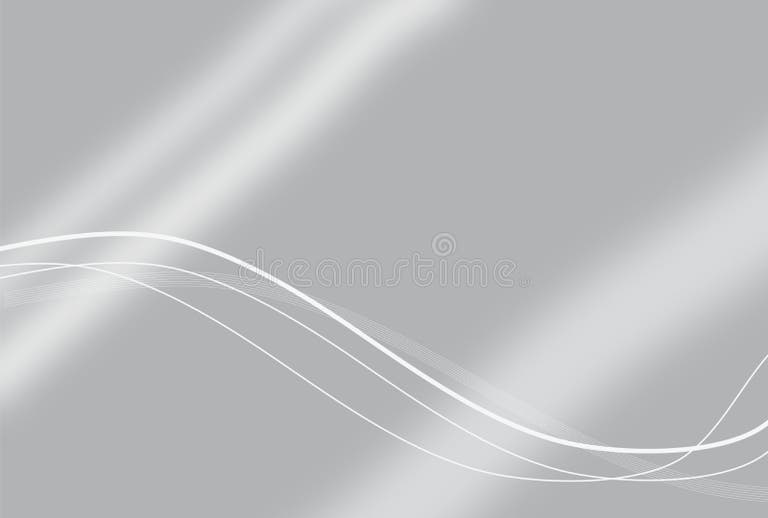 Elegant Silver Technology Background Stock Illustration - Illustration ...
