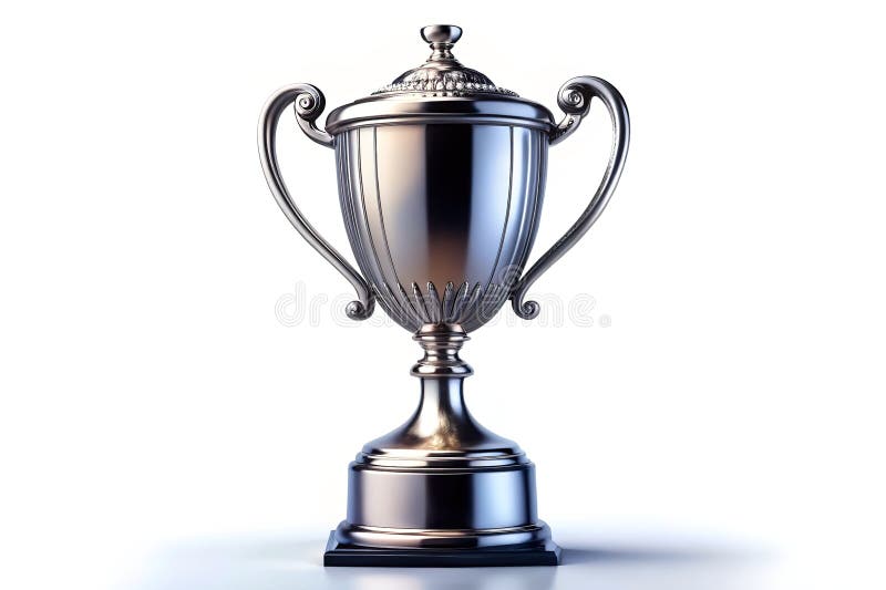 Elegant Silver Trophy Mockup HighQuality 3D Render for Award Ceremonies ...