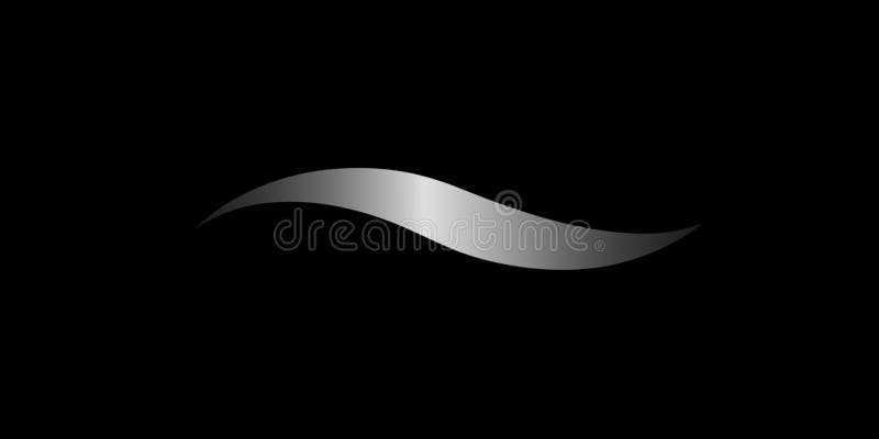 Elegant Silver Wave Abstract Design Modern Background Vector Graphic ...