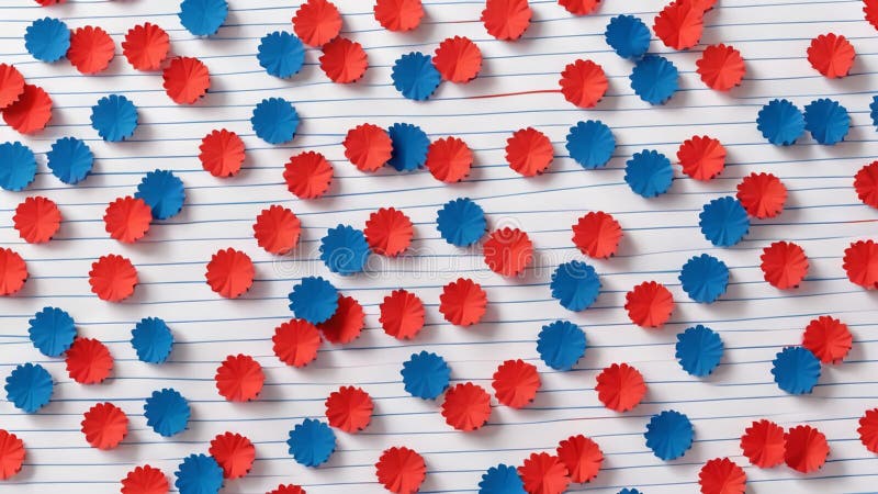 Memorial Day Design Background Elegant Lined Paper for Patriotic ...