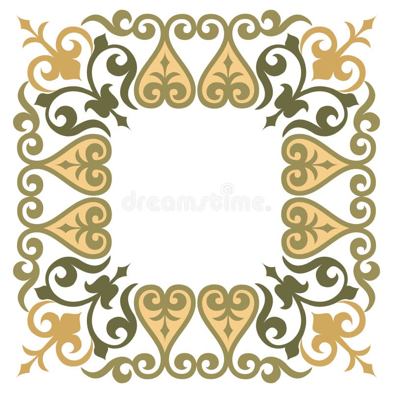 Simple Ornamental Decorative Frame Stock Vector - Illustration of award ...