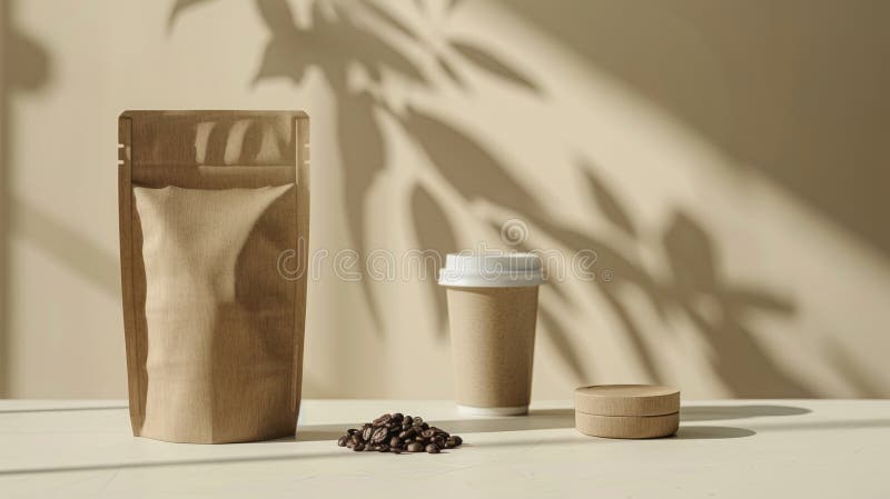 Elegant and Simple Zero Waste Packaging Mockup, Highlighting Reusable ...